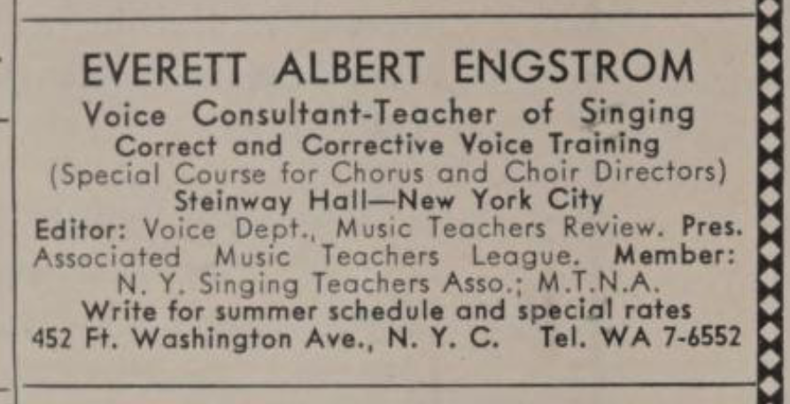 Everett Engstrom - President 1939 – 1940 - AMTL